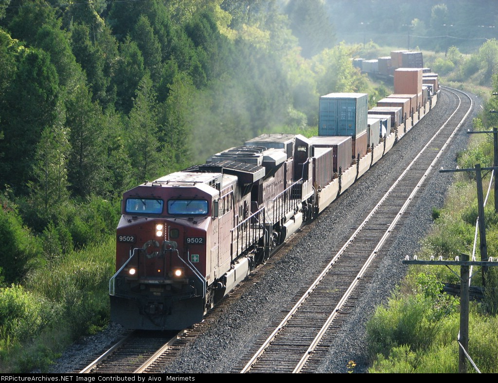 CP 9502 at Coakley Siding.
